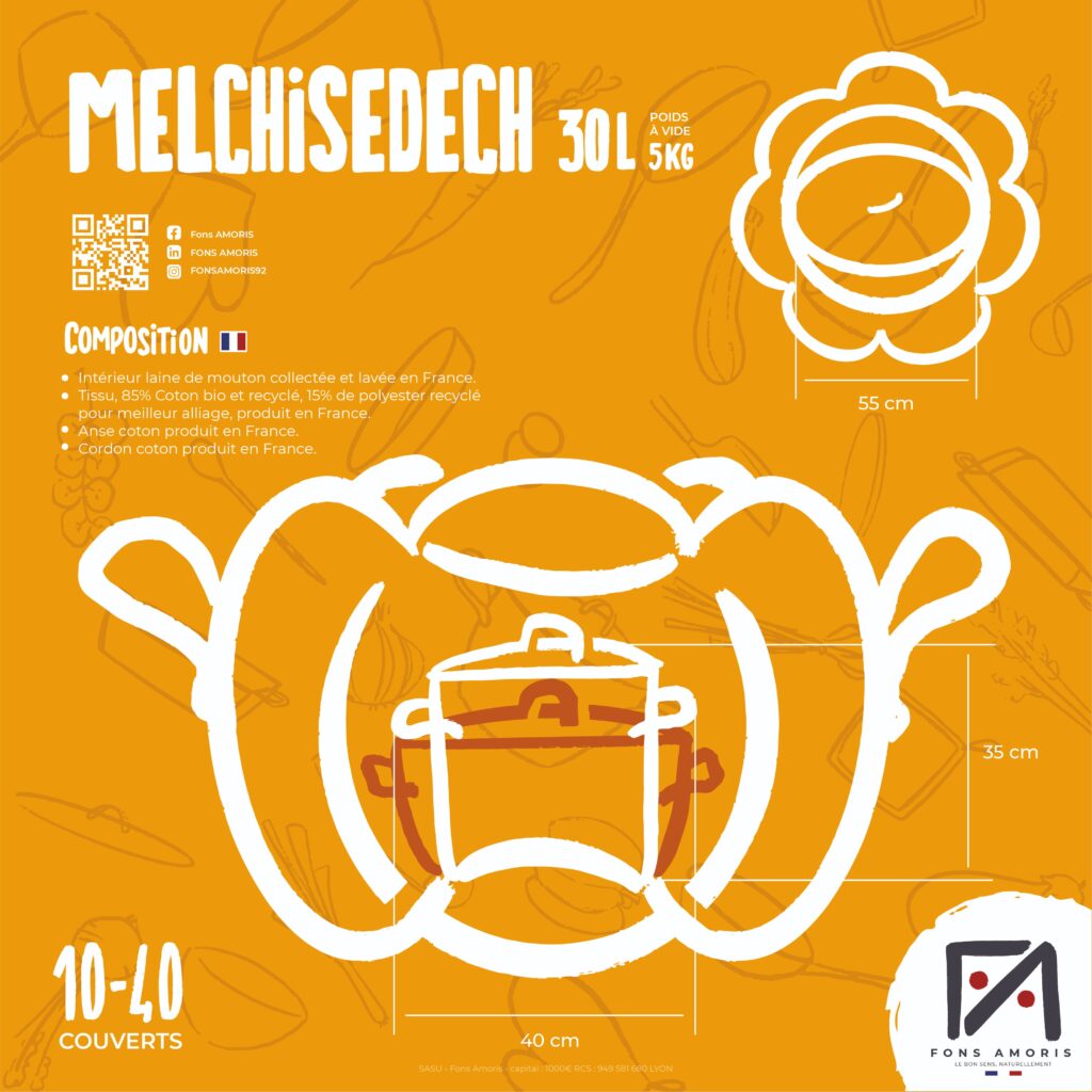 Marmite norvégienne 30L Melchisédech - FONS AMORIS